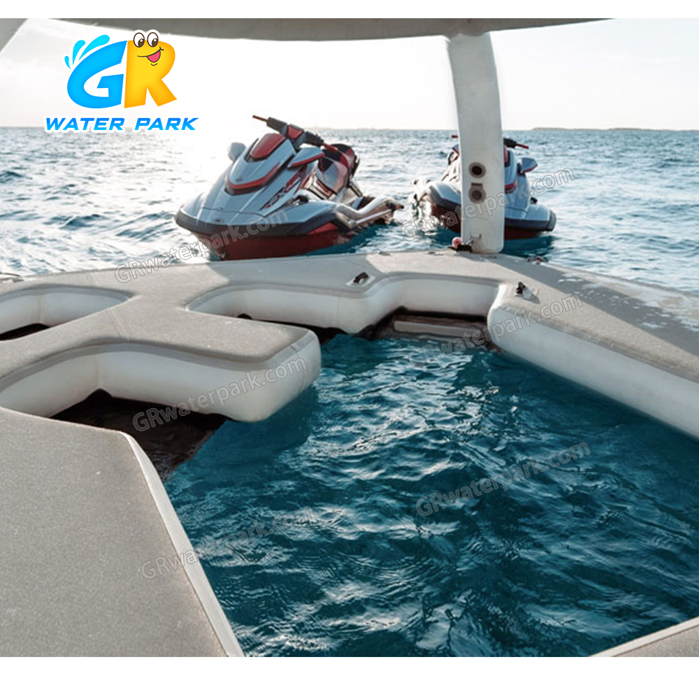 GFP-002 Top Quality Command Floating Water Deck for Yacht Party Top ...