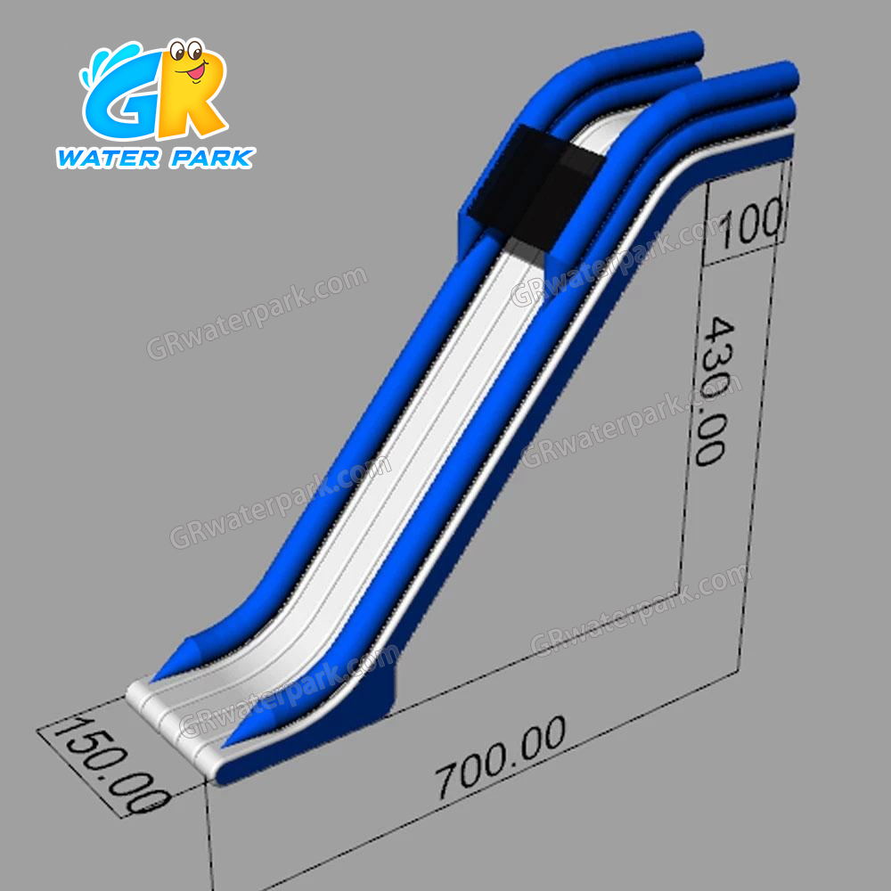 Commercial Inflatable Yacht Slide Water Play Equipment Huge Inflatable ...