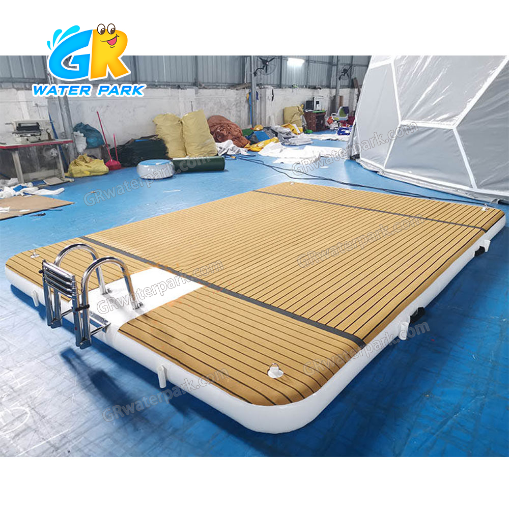 Commercial Inflatable Deck Floating Dock In Water Sports Inflatable ...
