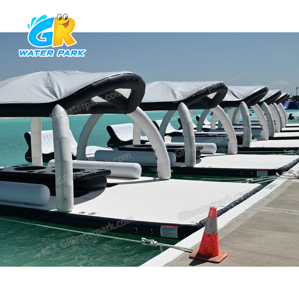 Commercial inflatable floating Cabanas Picnic aqua tent supplies ...
