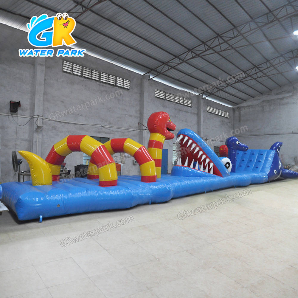 Inflatable Whale Water Bridge | Mini water park | Products | GR Water Park
