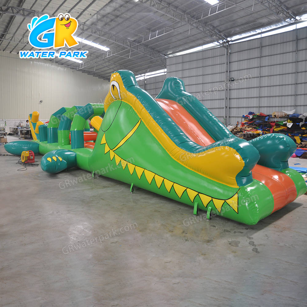 Alligator Water Obstacle Slide | Mini water park | Products | GR Water Park